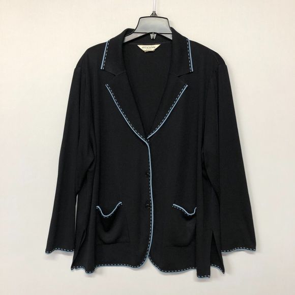 Misook | Jackets & Coats | Exclusively Misook Women Button Down Sweater ...